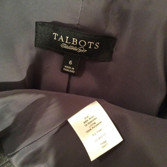 Talbots | Dresses | Talbots Fully Lined Wool Flannel 2 Pc Skirt Suit ...